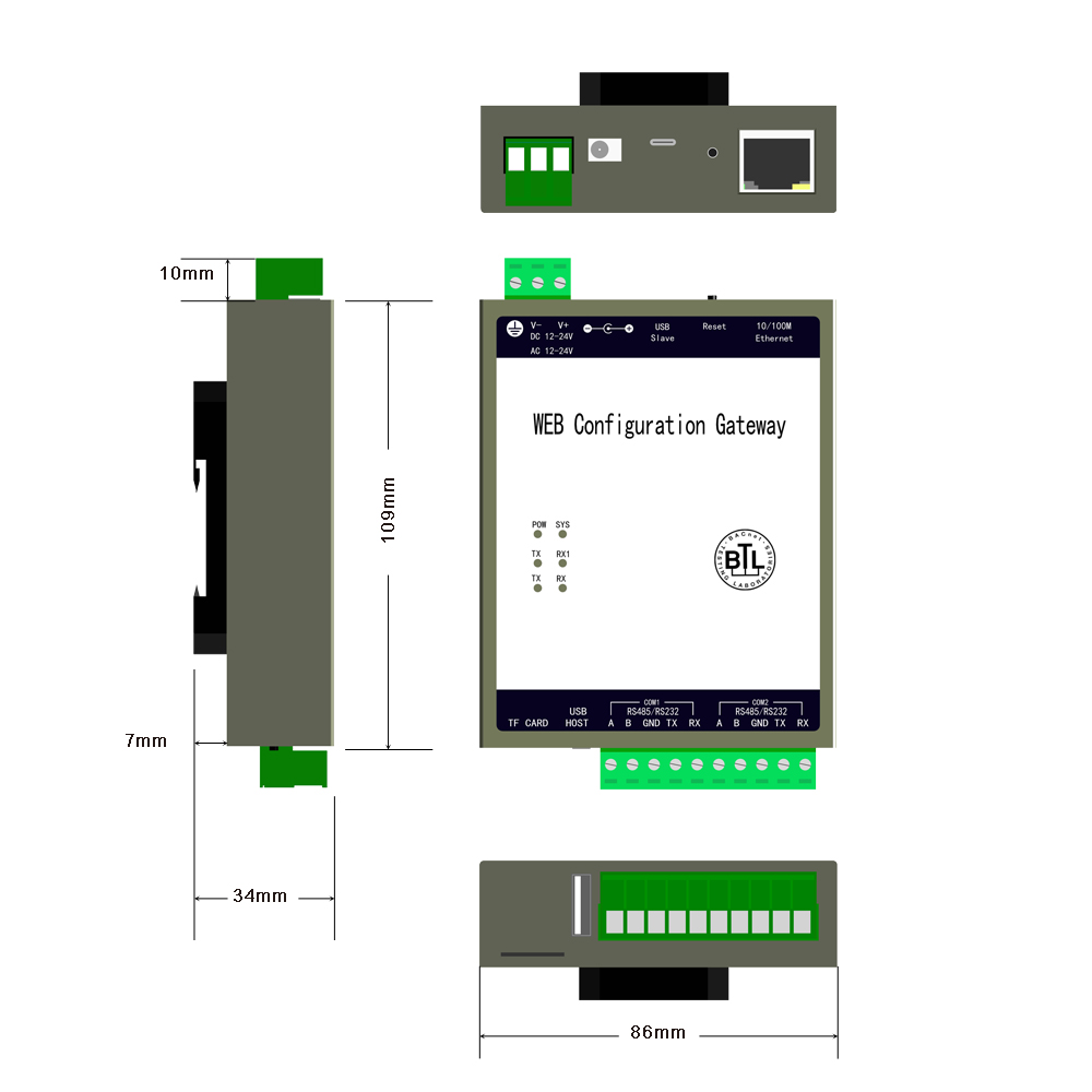 HMI Gateway BACnet网关/Modbus网关/OPC网关/BACnet software/上海迅饶/Shanghai Sunfull Autoamtion