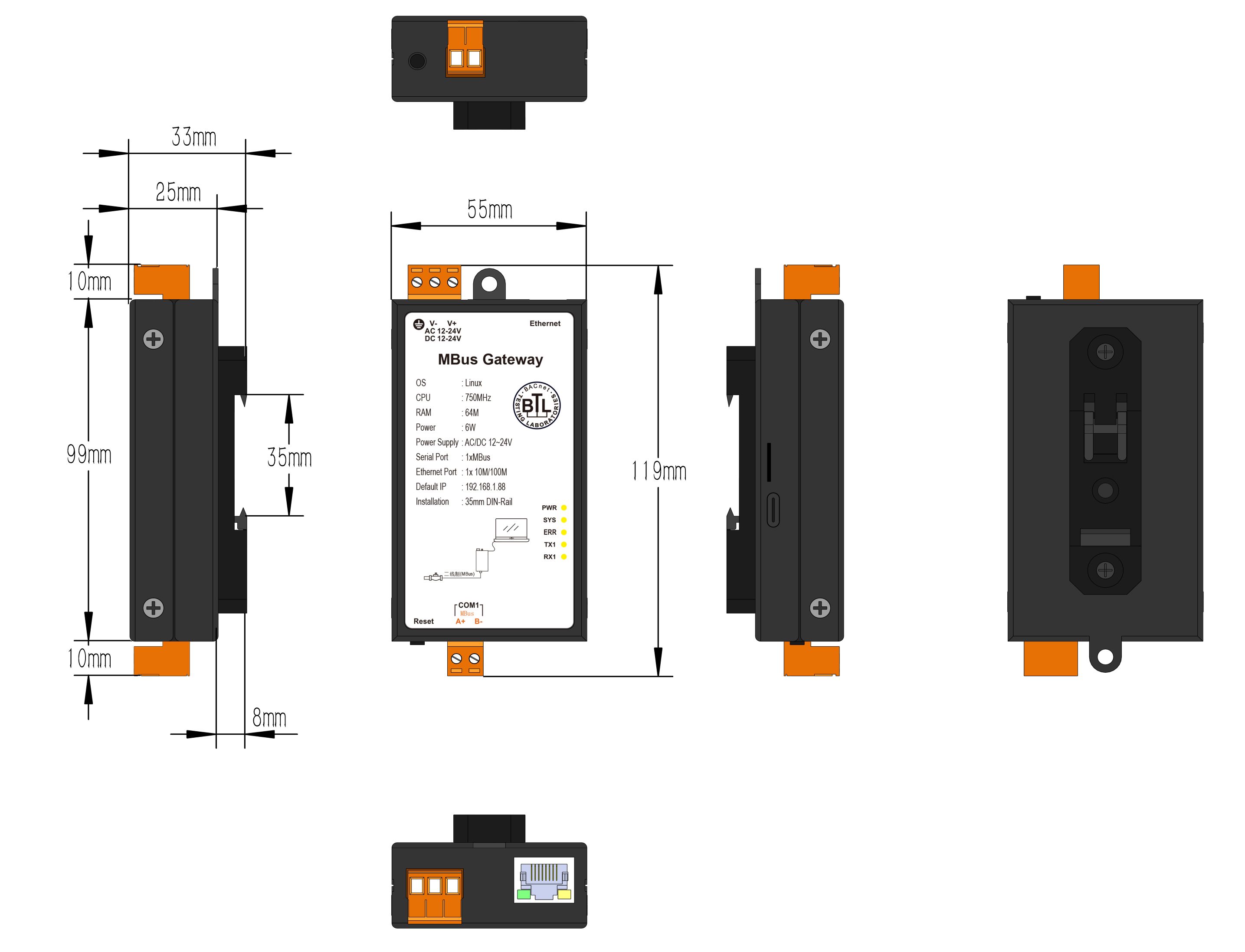 MBus to BACnet Gateway BACnet网关/Modbus网关/OPC网关/BACnet software/上海迅饶/Shanghai Sunfull Autoamtion